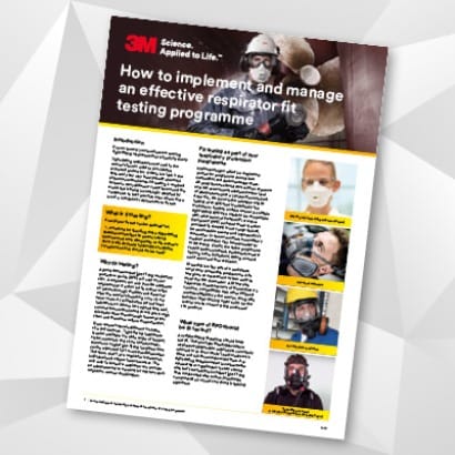 How to implement respirator fit testing programme? | 3M United Kingdom